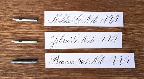 Which Calligraphy Nib Should I Choose Thecalligraphybox Com