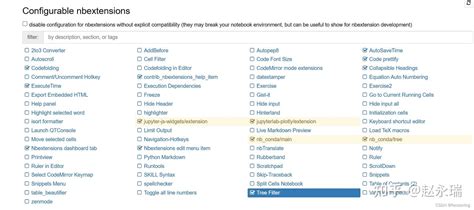 Jupyter Notebook 的 Nbextensions插件安装 知乎