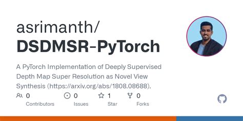 GitHub Asrimanth DSDMSR PyTorch A PyTorch Implementation Of Deeply