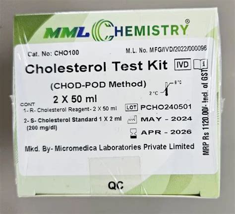 Cholesterol Test Kit At ₹ 1120 Box Cholesterol Kit In Mumbai Id 2856003965297