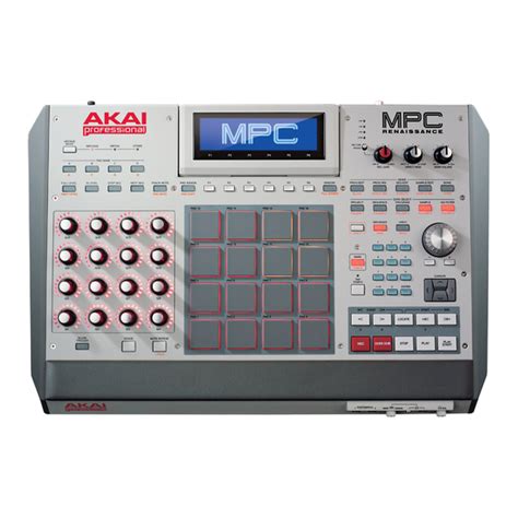 Akai Mpc Reference Manual Pdf Download Manualslib