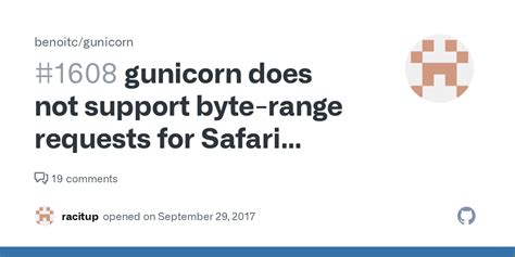 gunicorn does not support byte range requests for safari html5 video