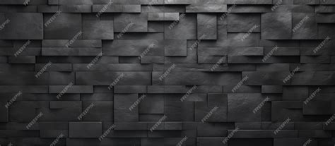Premium Photo Dark Gray Rectangular Texture For Interior Wallpaper Or