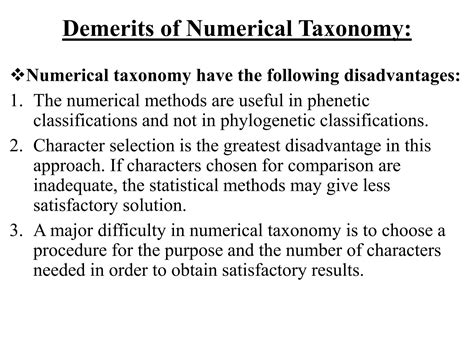 Numerical Taxonomy Plant Taxonomy Pptx