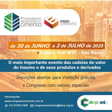 65º Congresso Brasileiro Do Concreto Ibracon Portal Abcp