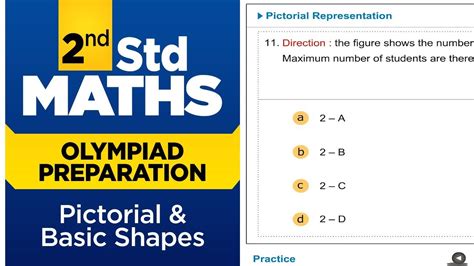 2nd Std Maths Olympiad Pictorial And Basic Shapes Olympiad Preparation Practice Youtube