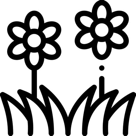 Grass Detailed Rounded Lineal Icon