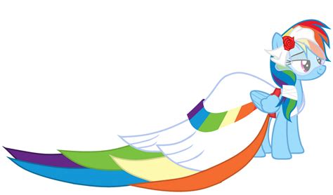 Rainbow Dash Wearing Her Wedding Dress By Noikincade67 On Deviantart