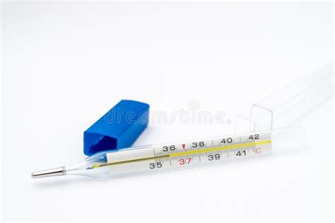 Glass Mercury Thermometer Stock Image Image Of Measuring 102794567