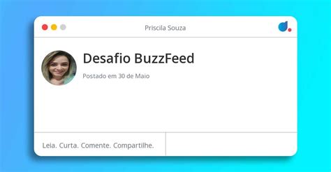 Desafio BuzzFeed