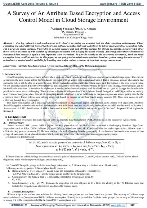Pdf A Survey Of Attribute Based Encryption And Access Control Models