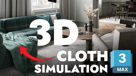 Cloth Simulation In 3ds Max Pillow Curtain Throw
