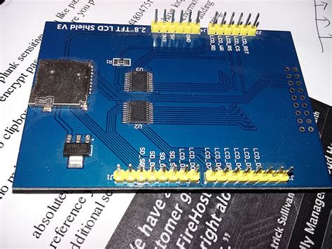 i can t find the library for 2 8 tft lcd shield v3 displays