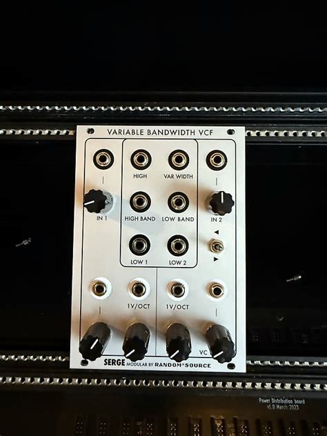 Random Source Serge Variable Bandwidth Filter Vcf2 Reverb