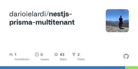 Nestjs Prisma Multitenantsrcmaints At Master · Darioielardinestjs