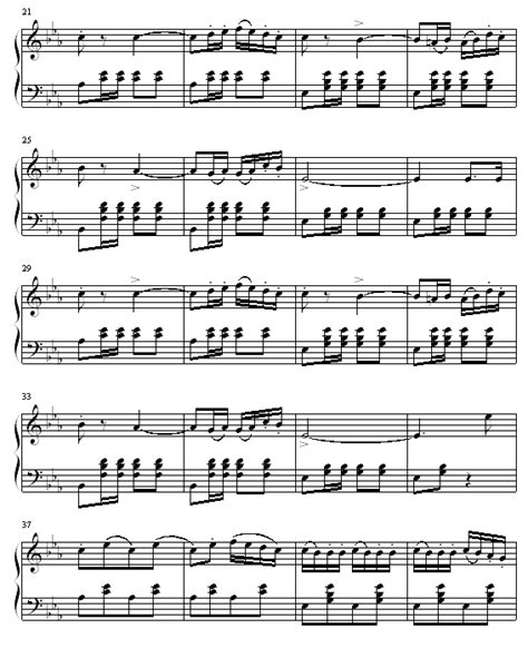 拿波里舞曲 柴科夫斯基 Peter Ilyich Tchaikovsky 钢琴谱 五线谱