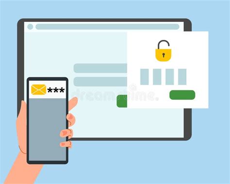 The Concept Of Two Factor Authentication Security Notification Of