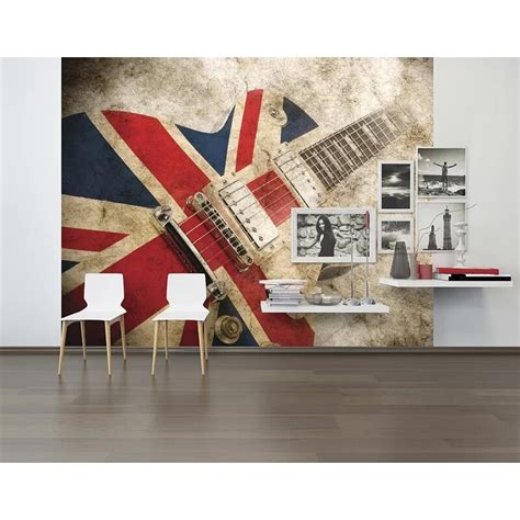 사용자 정의 벽 스티커 영국 국기 벽 벽화 데칼 크리에이티브 디자인 홈 데코 사진 벽지 무료 배송 인기 판매벽지 Aliexpress
