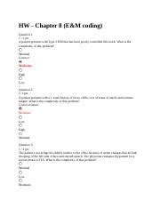 Understanding E M Coding In Healthcare Course Hero