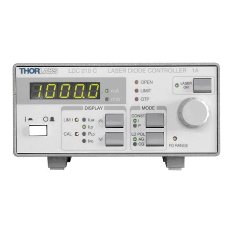 THORLABS LDC C SERIES OPERATION MANUAL Pdf Download ManualsLib