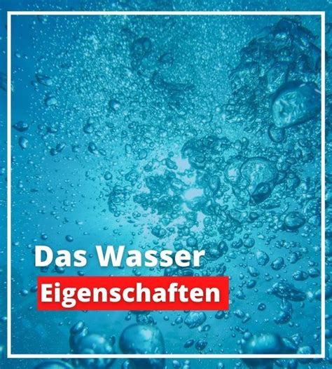 Eigenschaften Von Wasser Und Ihre Bedeutung Gross Wassertechnik