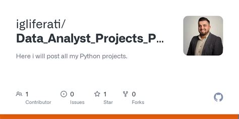 Github Igliferatidataanalystprojectspython Here I Will Post All