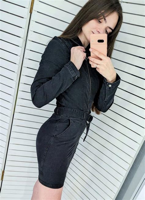 Чорна джинсова сукня на молнії Tally Weijl — ціна 495 грн у каталозі Короткі сукні Купити жіночі