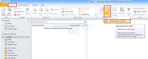 Filtering Messages To Folders In Microsoft Outlook Express