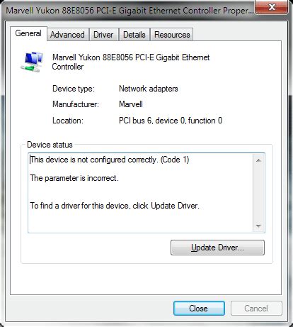 Solved Ethernet Controller Having Issues Code 1 Code 28 Code 31 Windows 7 Experts Exchange
