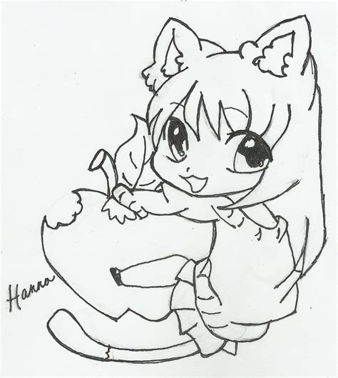 Neko Chibi Drawing By Smileymonkey Dragoart