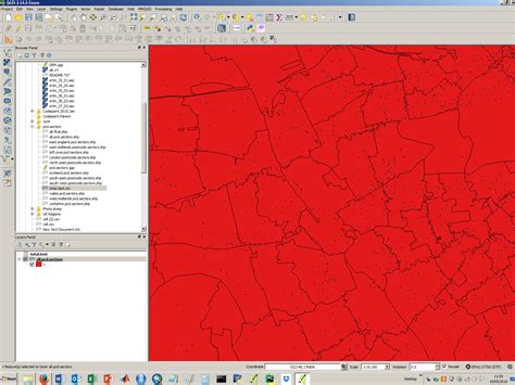 Qgis Small Square Dots Appearing On Postcode Sector Polygons Geographic Information Systems