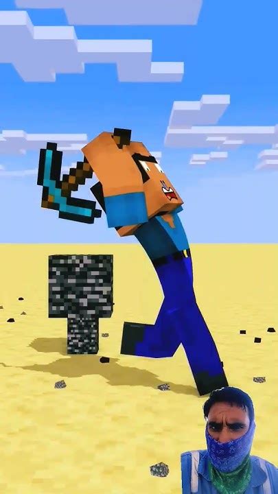 Help Herobrine To Power Up Mine With Heavier And Heavier Block Friendship Shorts Trending