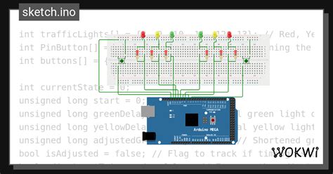 Traffic Light Arduin Copy Wokwi Esp32 Stm32 Arduino Simulator