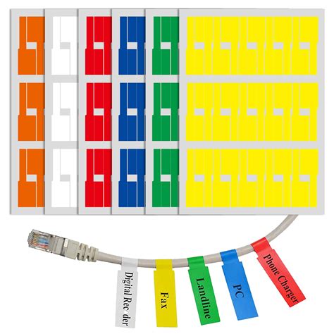 Buy Cable Label Self Adhesive Cable Label Sticker Waterproof Tear Resistant Cable Markers Cable