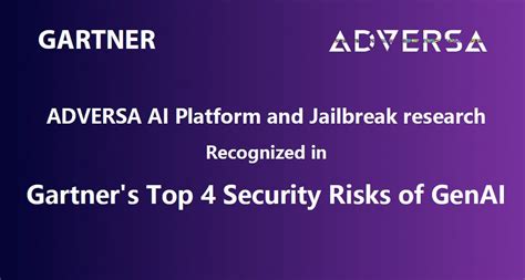 Adversa Ai Cited By Gartner For Genai Security Adversa Ai Posted On The Topic Linkedin