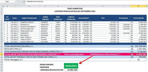 25 Rumus Dasar Excel Lengkap Wajib Diketahui