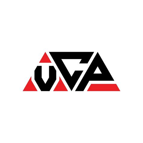 Vcp Triangle Letter Logo Design With Triangle Shape Vcp Triangle Logo