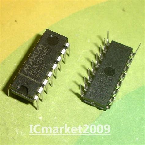 10 Pcs Max3232cpe Dip 16 Max3232 Low Power Up To 1mbps True Rs 232 Transceivers Ebay