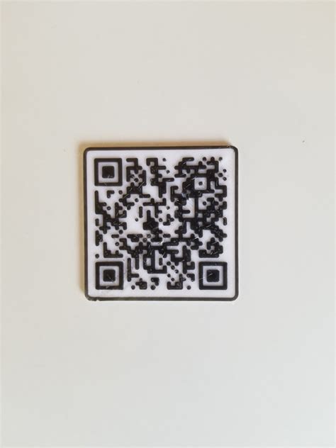 qr code 3d printed 2 sign 50 pack etsy