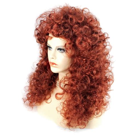 Wiwigs Wild Untamed Long Curly Full Wig Fox Red Ladies Wigs Uk N87
