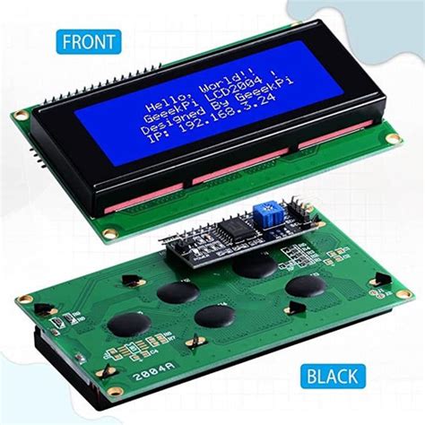 Geeekpi Iic I2c Twi Serial Lcd 20x4 Módulo De Pantalla Co Envío Gratis