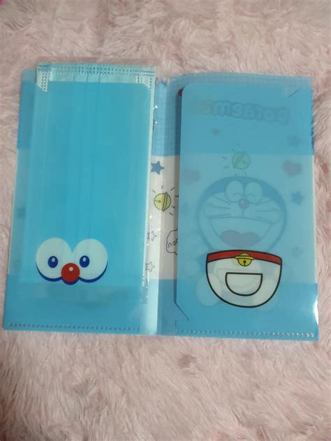 Doraemon Mask Holder Health And Nutrition Face Masks And Face Shields On Carousell