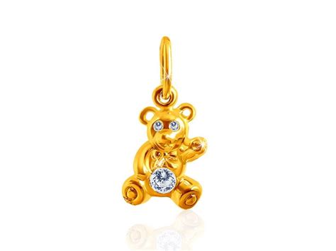 Кулон Мишка вес 1 65 гр золото цена 2320грн Ua Gold