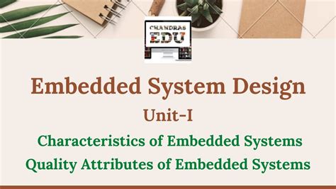 characteristics quality attributes of embedded systems youtube