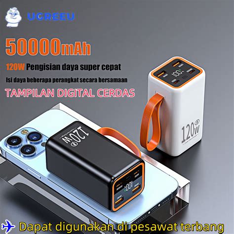 Jual Ugreeu 120w Super Fast Charging 50000mah Power Bank Led Display