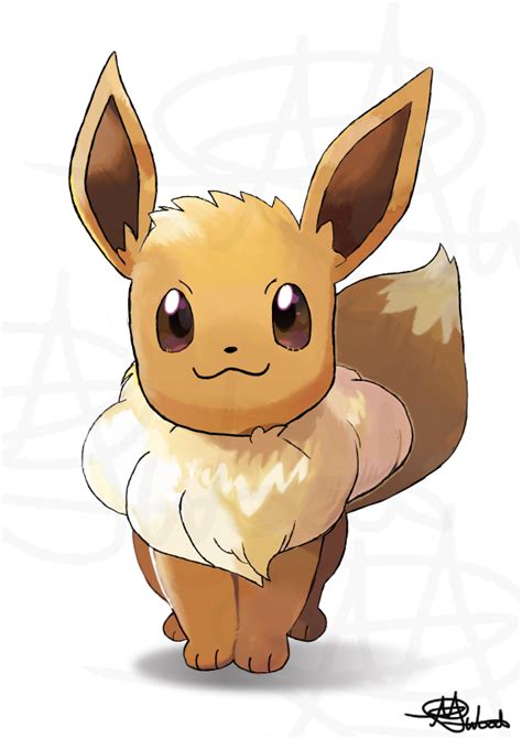 Eevee From Pokemon Lets Go Fan Art Rpokemonart