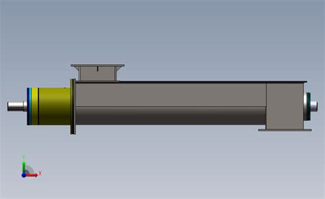 螺旋给料器 SOLIDWORKS 2012 模型图纸下载 懒石网