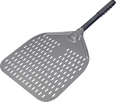 Karboby Perforated Pizza Peel 12 Inch Hard Anodized Aluminum Pizza