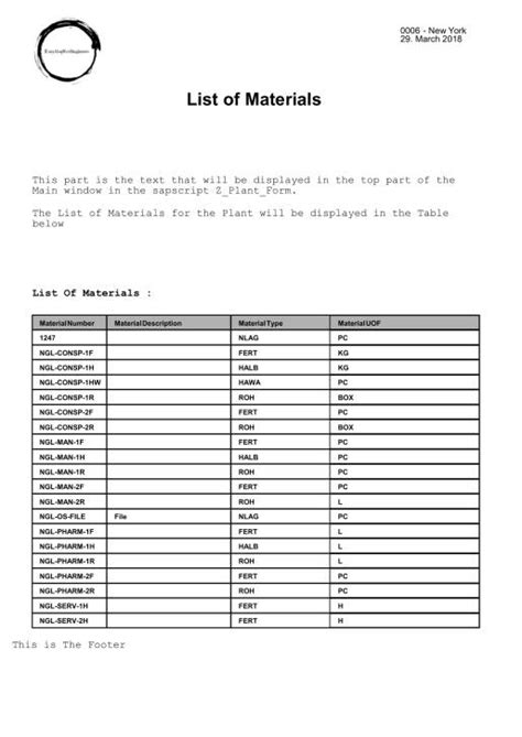 Sapscript Iii Main Window Easy Abap For Beginners