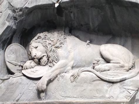 Lion Monument Lucerne History
